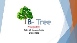B tree | PPT