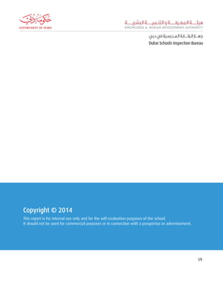KHDA Inspection Report - Uptown School | PDF
