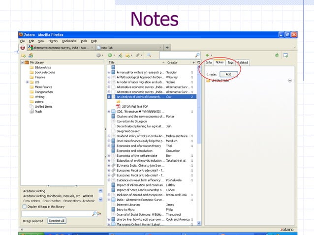 Reference Management Software: An Introduction to Zotero and Mendeley ...