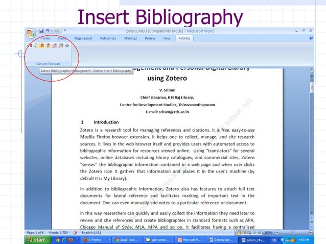 Reference Management Software: An Introduction to Zotero and Mendeley ...