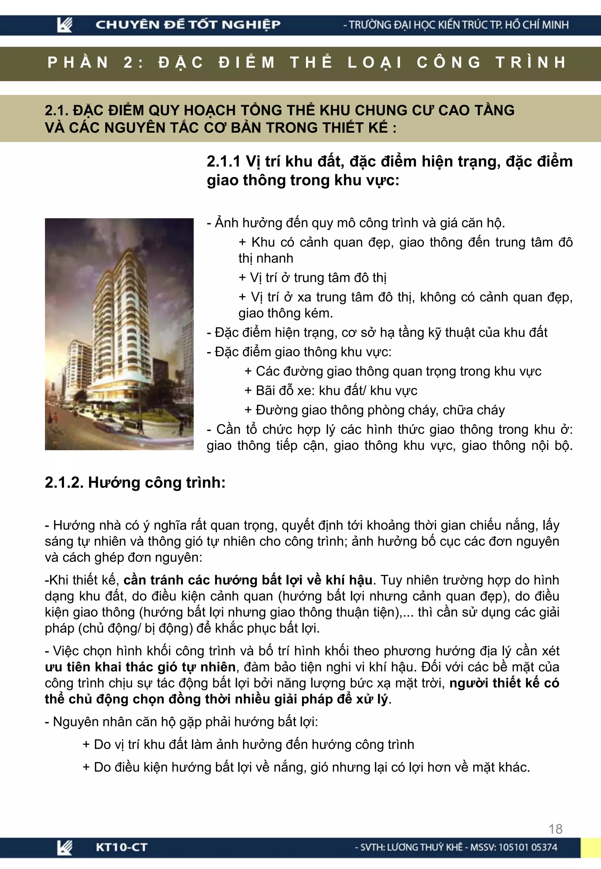 CHUYÊN ĐỀ TỐT NGHIỆP CHUNG CƯ CAO TẦNG | PPTX