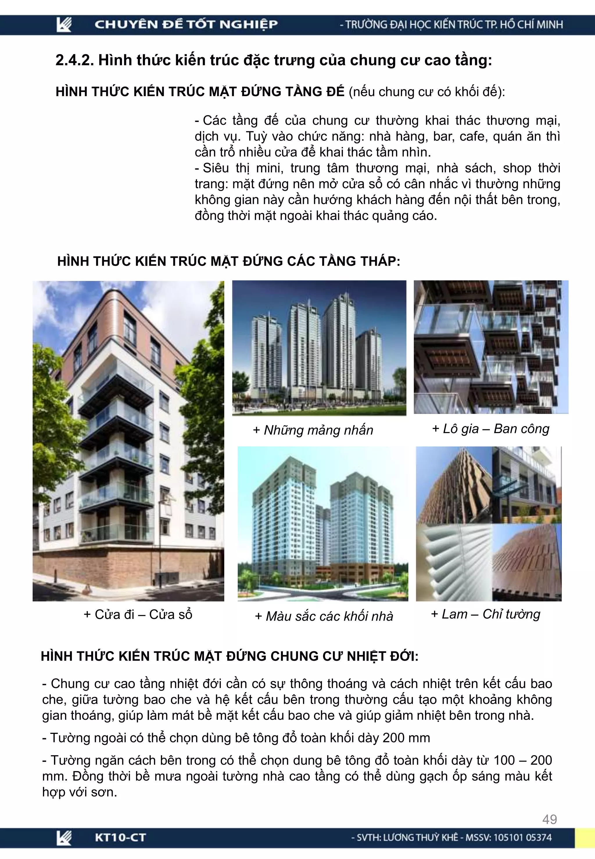 CHUYÊN ĐỀ TỐT NGHIỆP CHUNG CƯ CAO TẦNG | PPTX