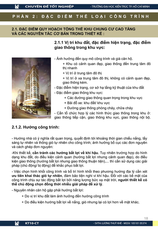 CHUYÊN ĐỀ TỐT NGHIỆP CHUNG CƯ CAO TẦNG | PPTX