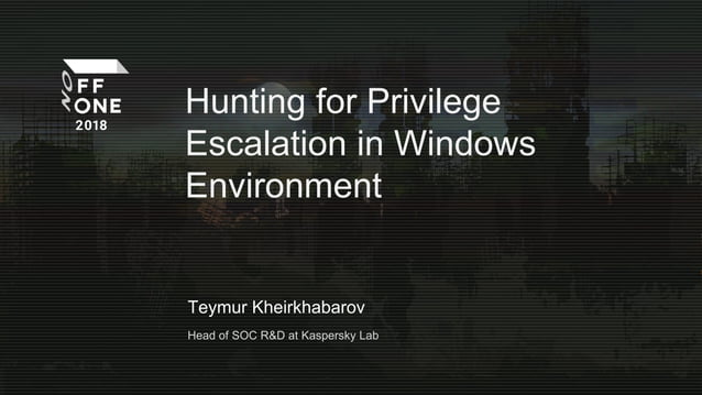 Hunting for Privilege Escalation in Windows Environment | PDF | Operating Systems | Computer ...