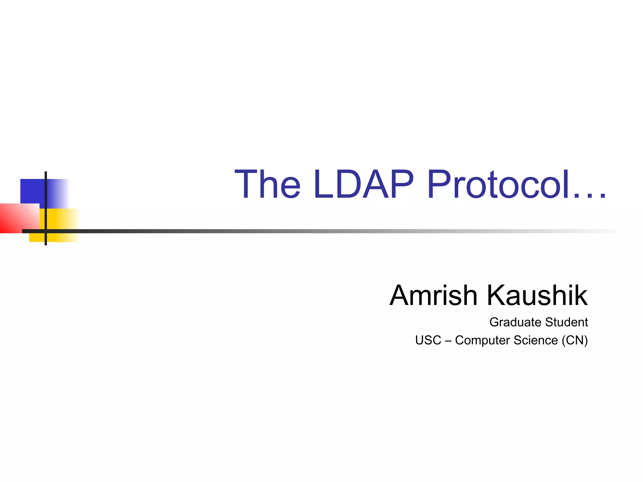 LDAP | PPT
