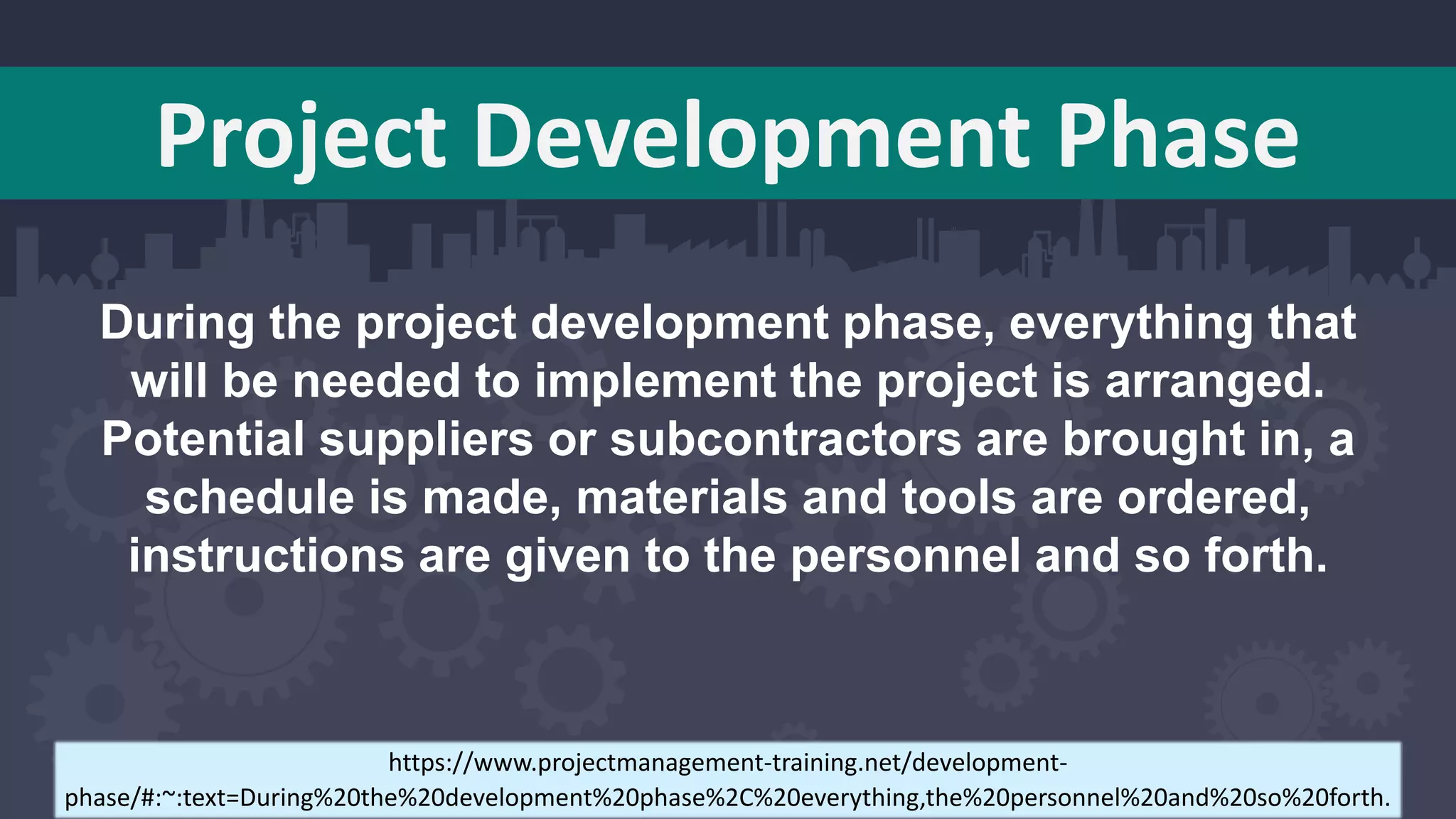 Stages of Project Development | PPT