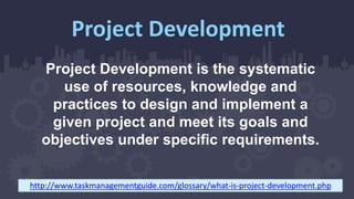 Stages of Project Development | PPT