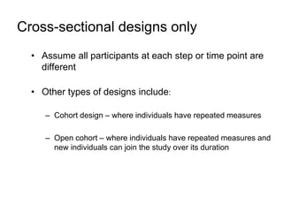 An introduction to the stepped wedge cluster randomised trial | PPTX
