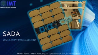 Innovative Solar Array Drive Assembly for CubeSat Satellite | PDF