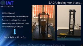 Innovative Solar Array Drive Assembly for CubeSat Satellite | PDF