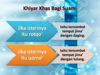 Khiyar Pada Nikah | PPTX