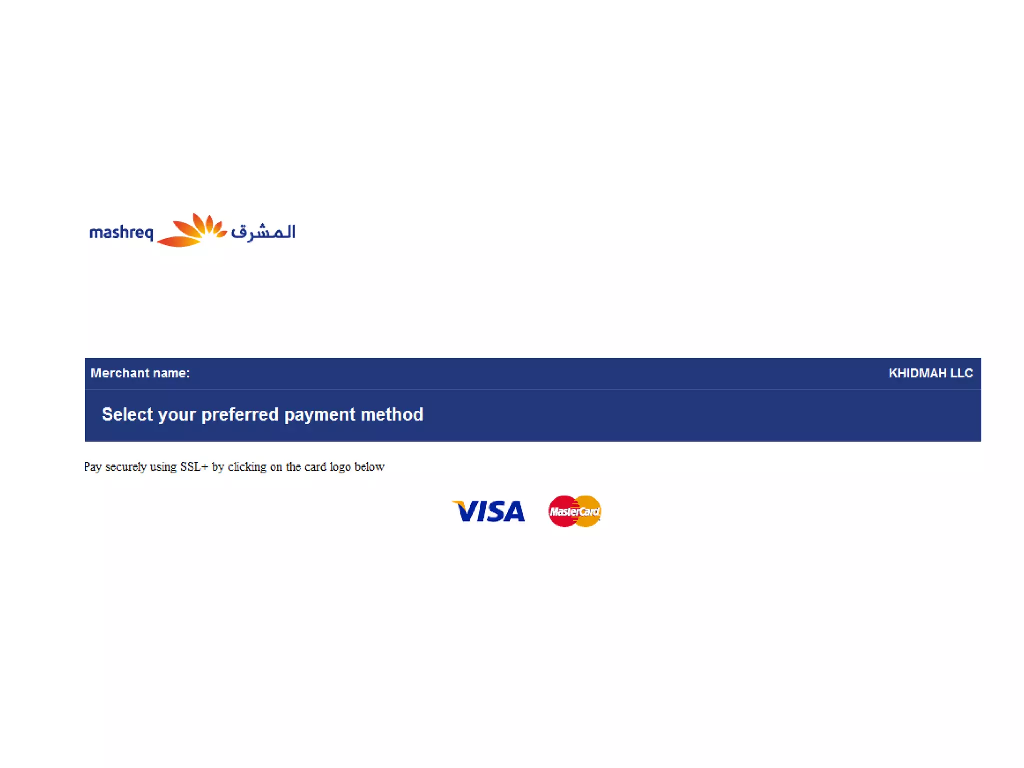 Example of Mashreq Payment gateway | PPTX