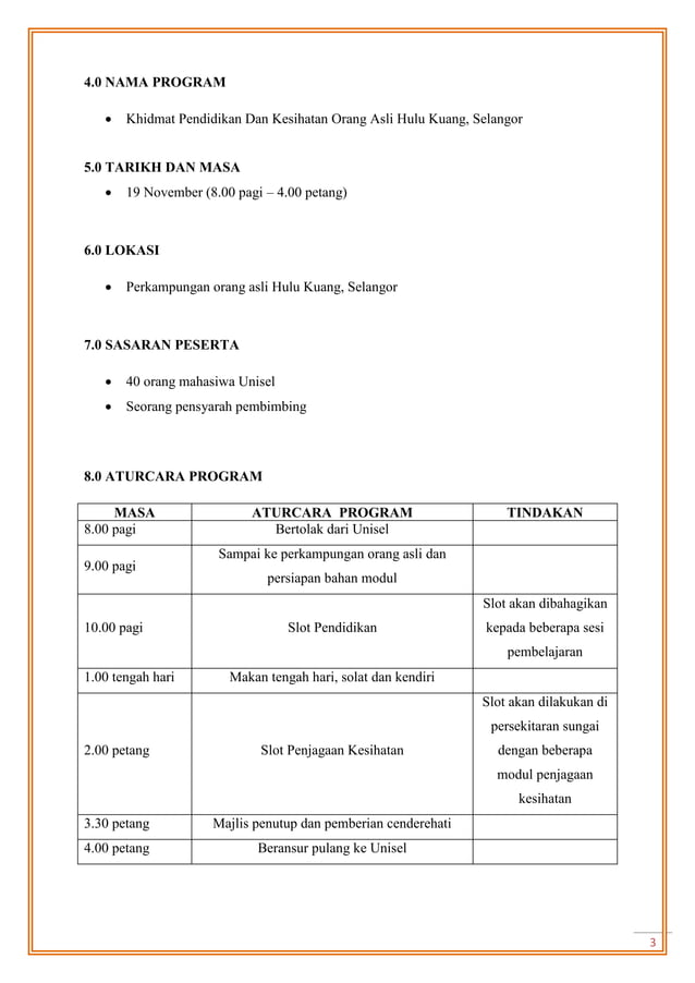 PROGRAM KHIDMAT MASYARAKAT | PDF
