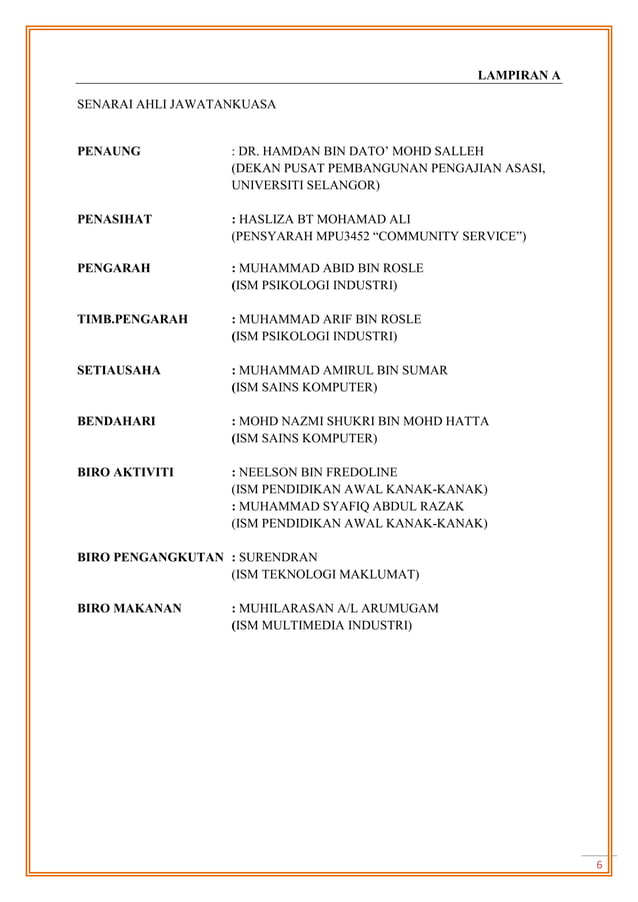 PROGRAM KHIDMAT MASYARAKAT | PDF