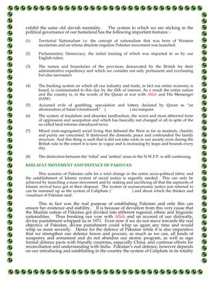 Khilafah in pakistan what why and how | PDF