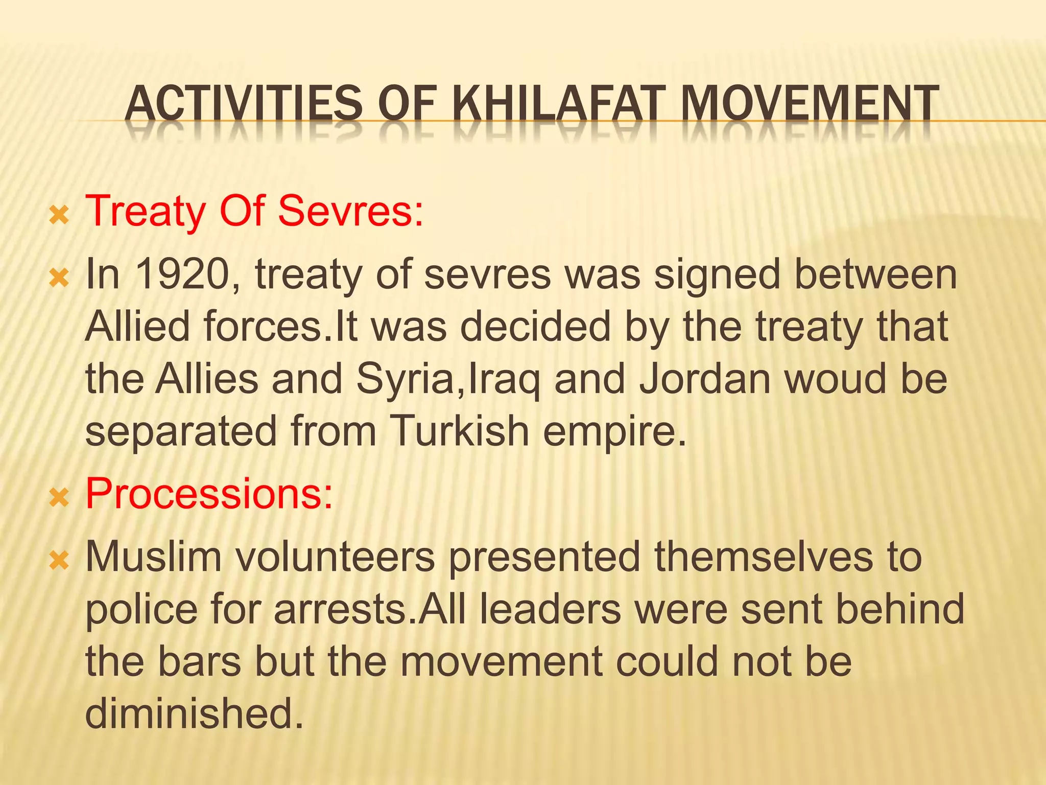 The Khilafat Movement | PPTX