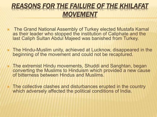 The Khilafat Movement | PPTX