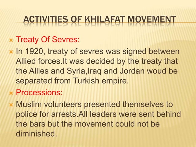The Khilafat Movement | PPTX