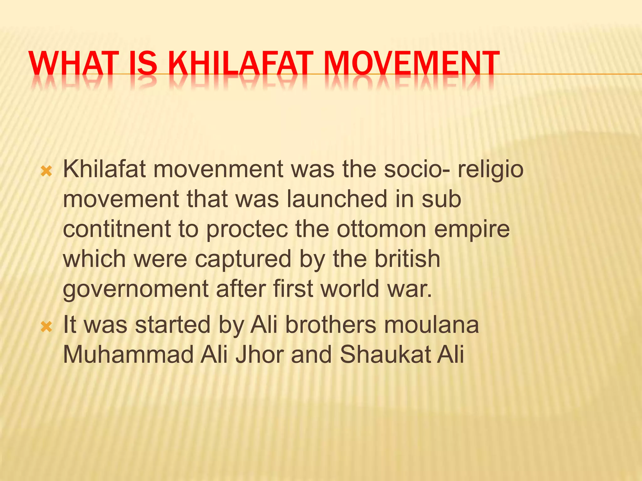 khilafat movement.pptx