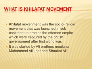khilafat movement.pptx
