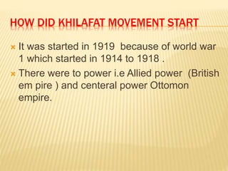 khilafat movement.pptx