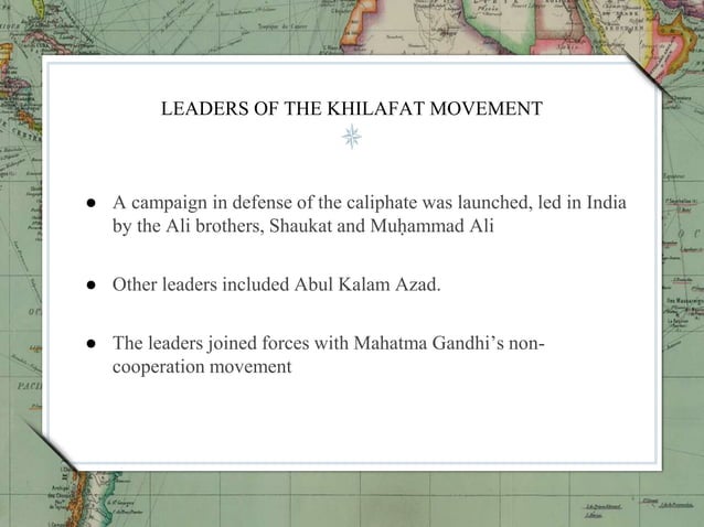 Khilafat movement in India # Indian History | PPT