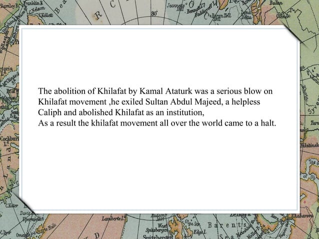 Khilafat movement in India # Indian History | PPT