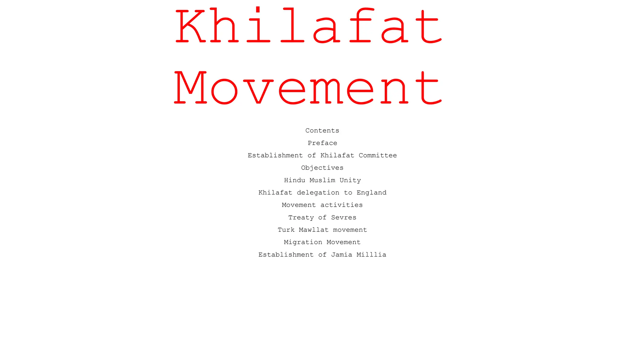 Khilafat Movement by SajidaLodhi.PPTpptx | PPTX