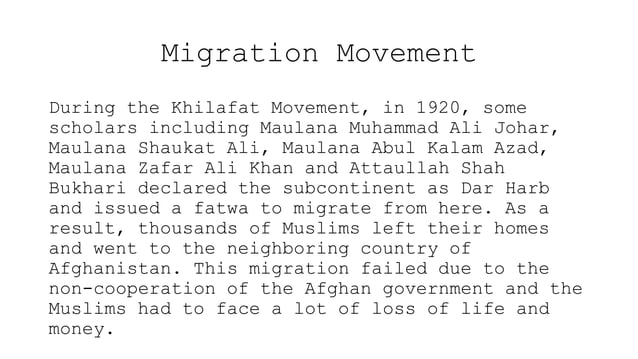 Khilafat Movement by SajidaLodhi.PPTpptx | PPT