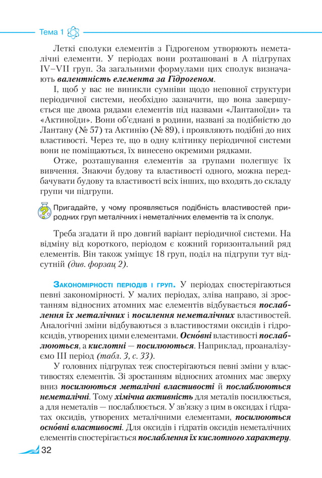 Khimija 8klas-savchyn-2016 | PDF