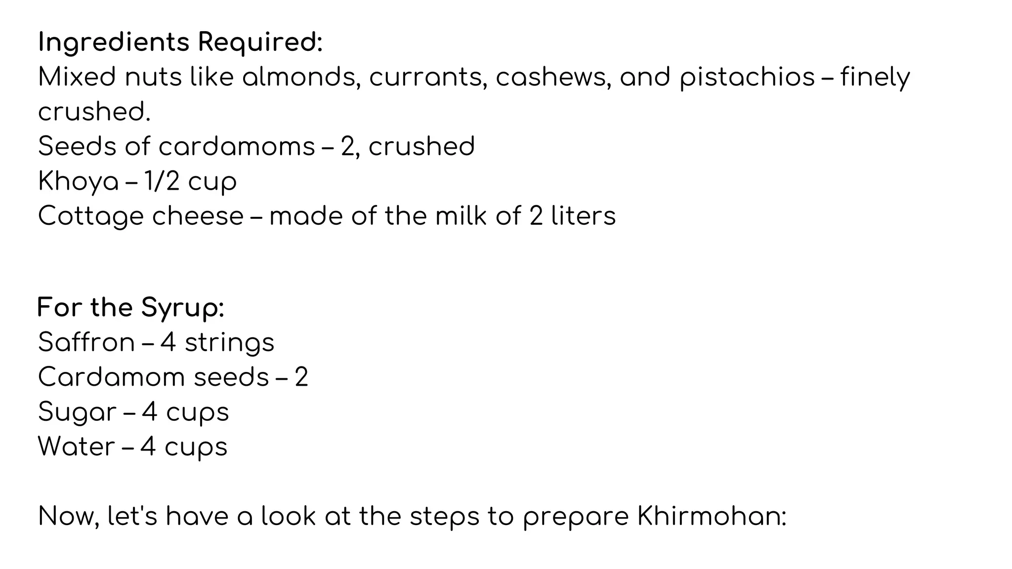 Khirmohan sweet what makes it special | PDF