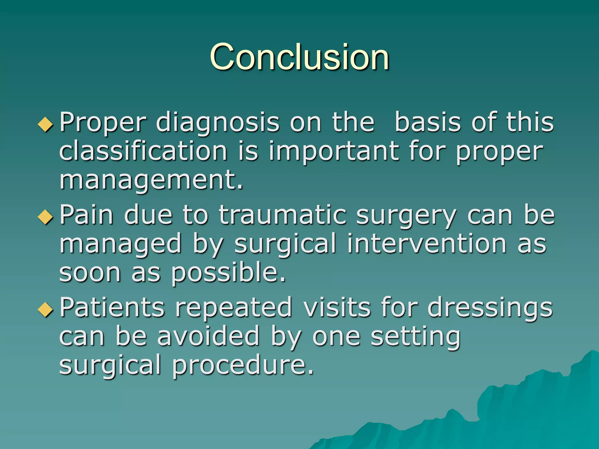 Khitab's Classification of post extraction pain | PPT