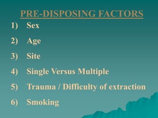 Khitab's Classification of post extraction pain | PPTX