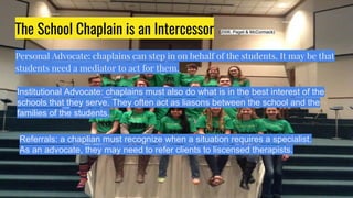 The Work of a School Chaplain | PDF