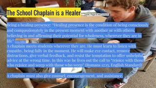 The Work of a School Chaplain | PDF