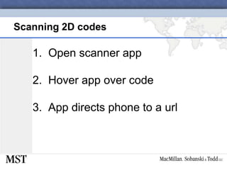 QR Codes & University Tech | PPTX