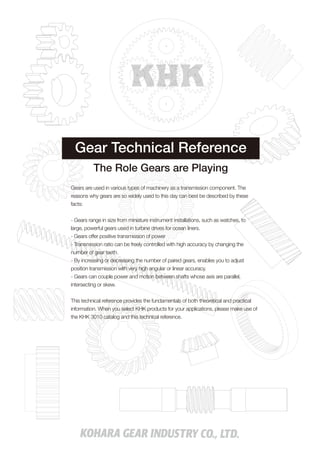 KHK Gears Technical Reference.pdf