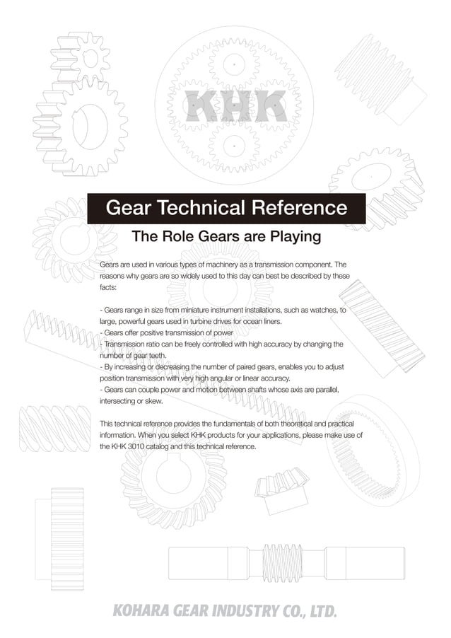 KHK Gears Technical Reference.pdf