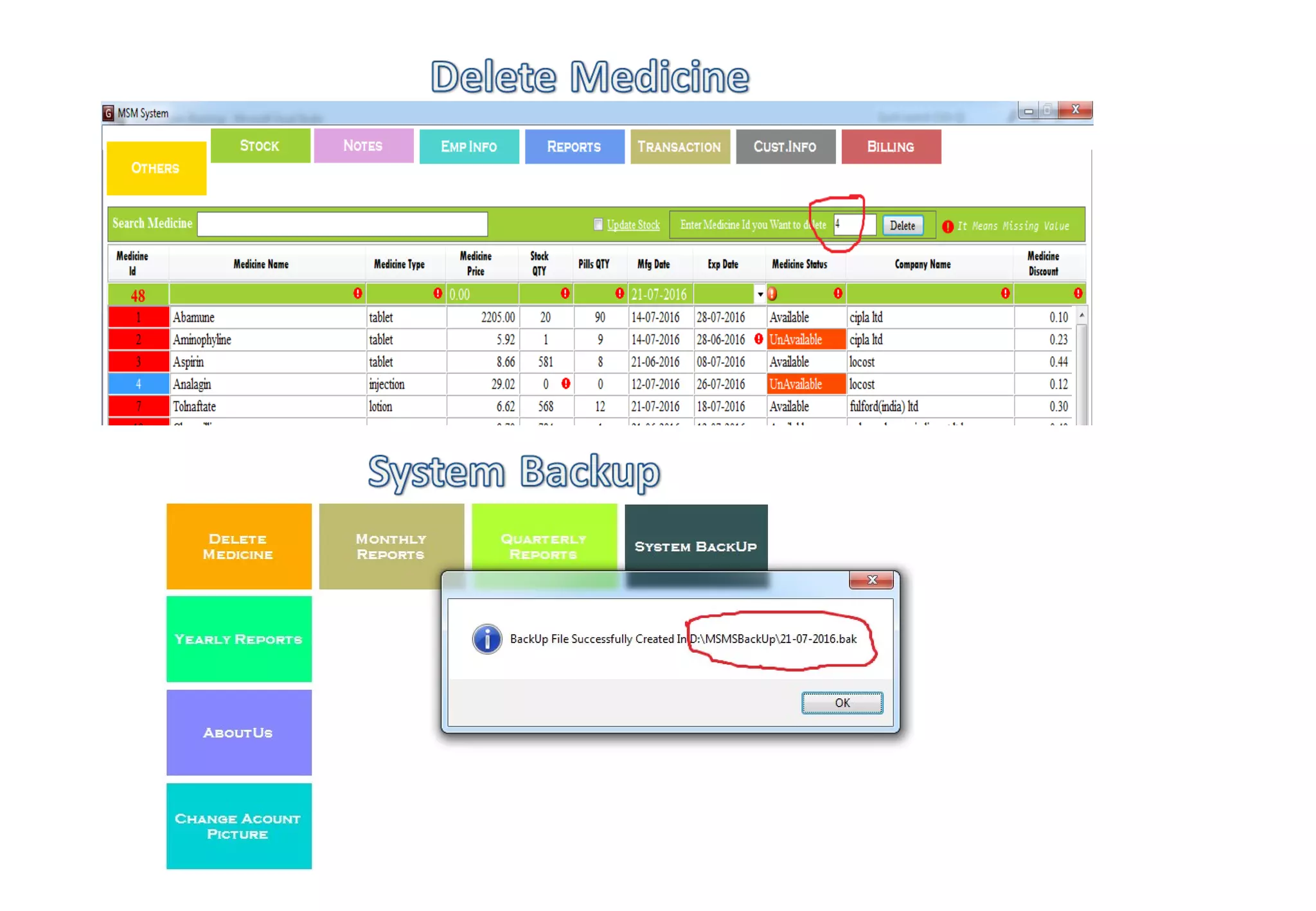 Medical Store Management System(MSMS) | PPT