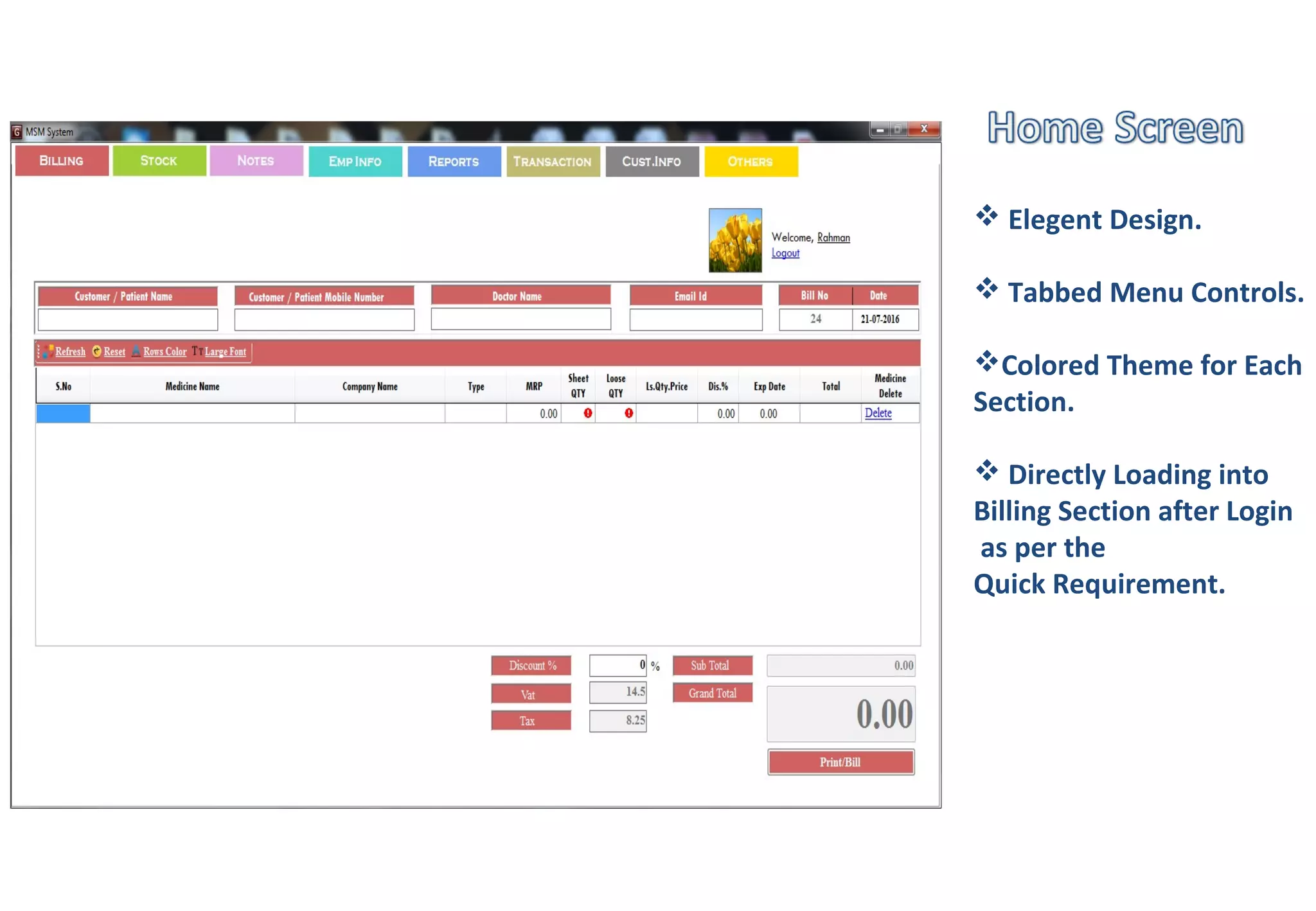 Medical Store Management System(MSMS) | PPT
