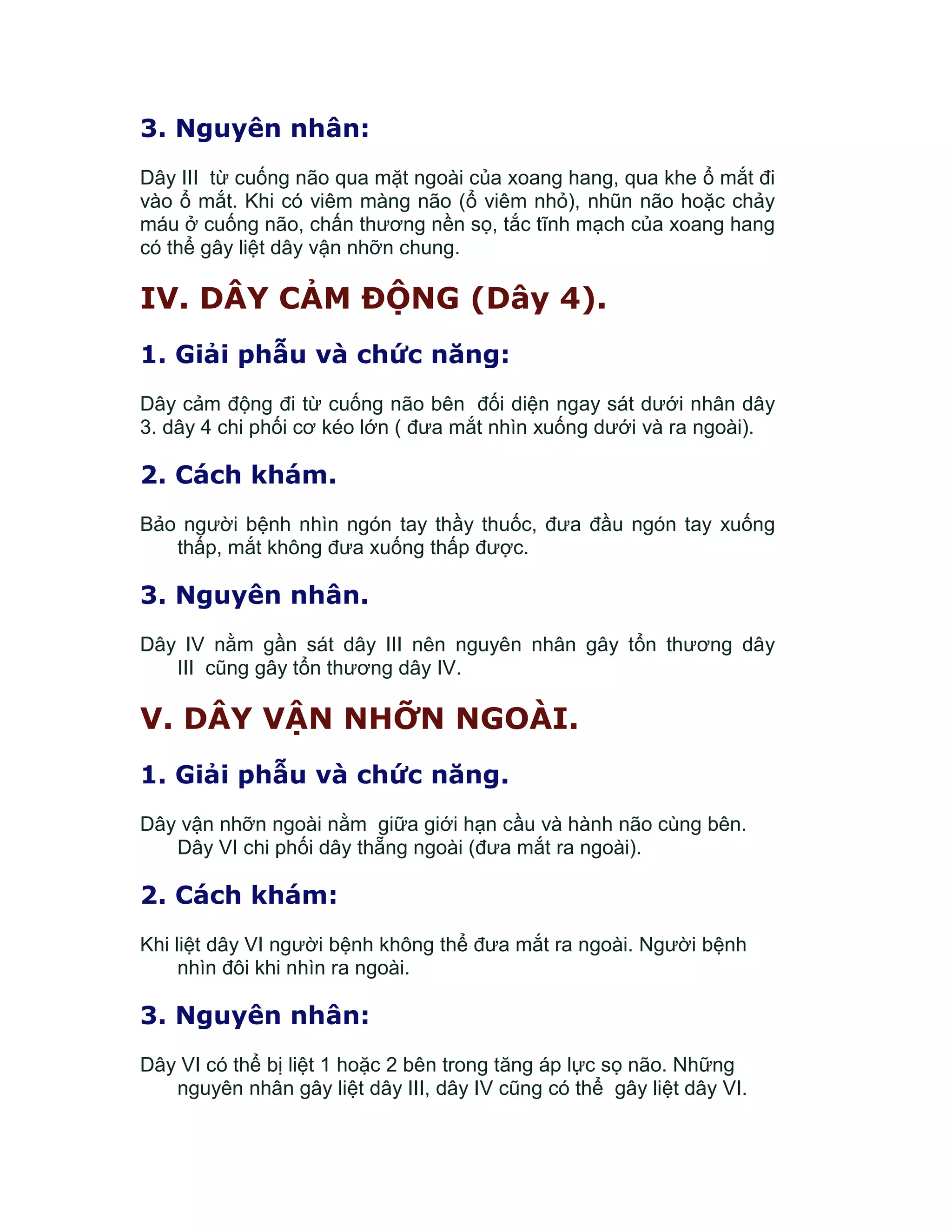 KHÁM 12 DÂY THẦN KINH SỌ | PDF