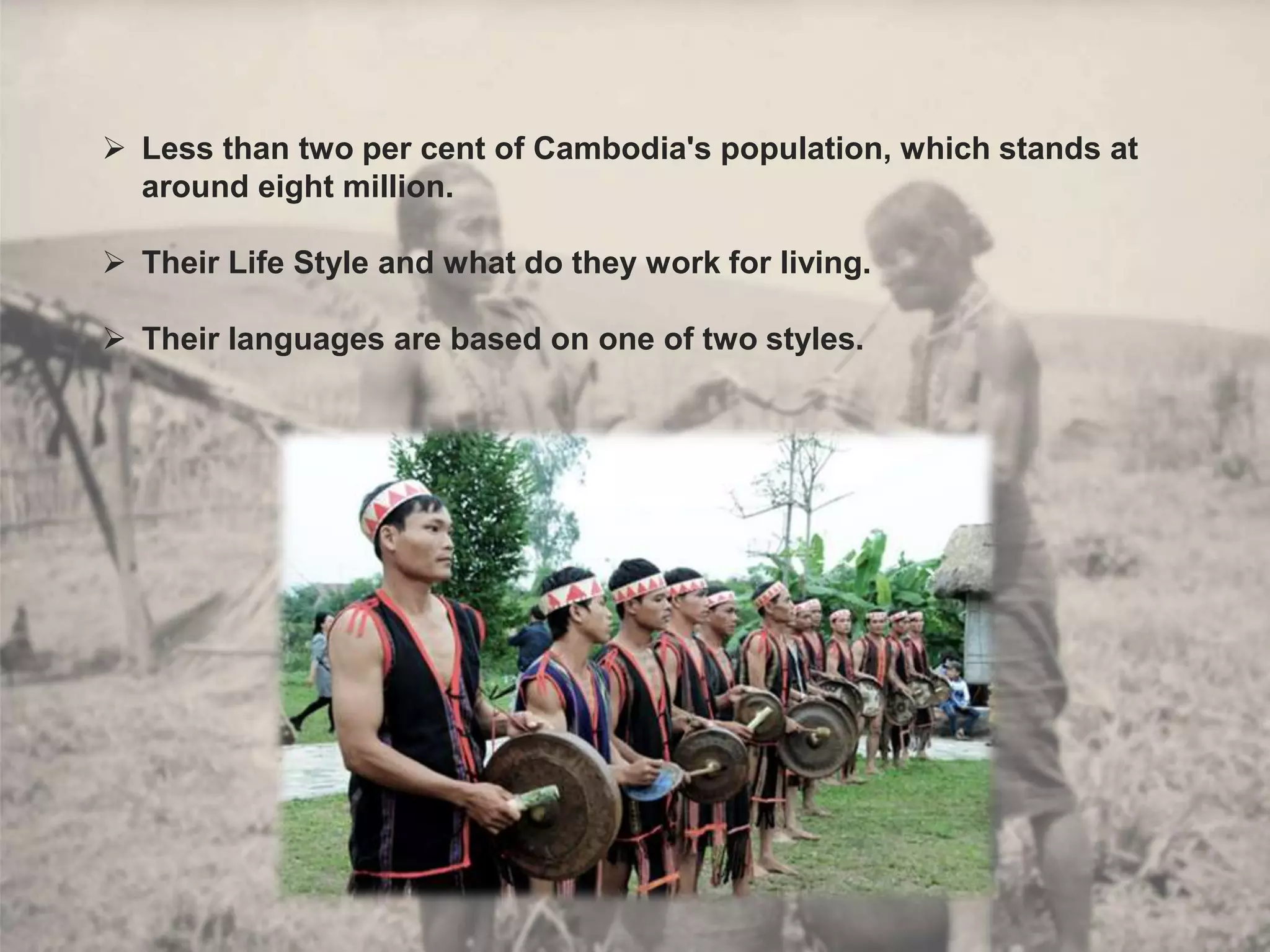 Khmer Loeu tribe - IEV / S term | PPTX