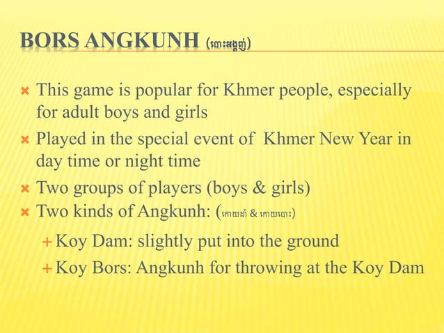 Khmer culture, civilization (part6) | PPT