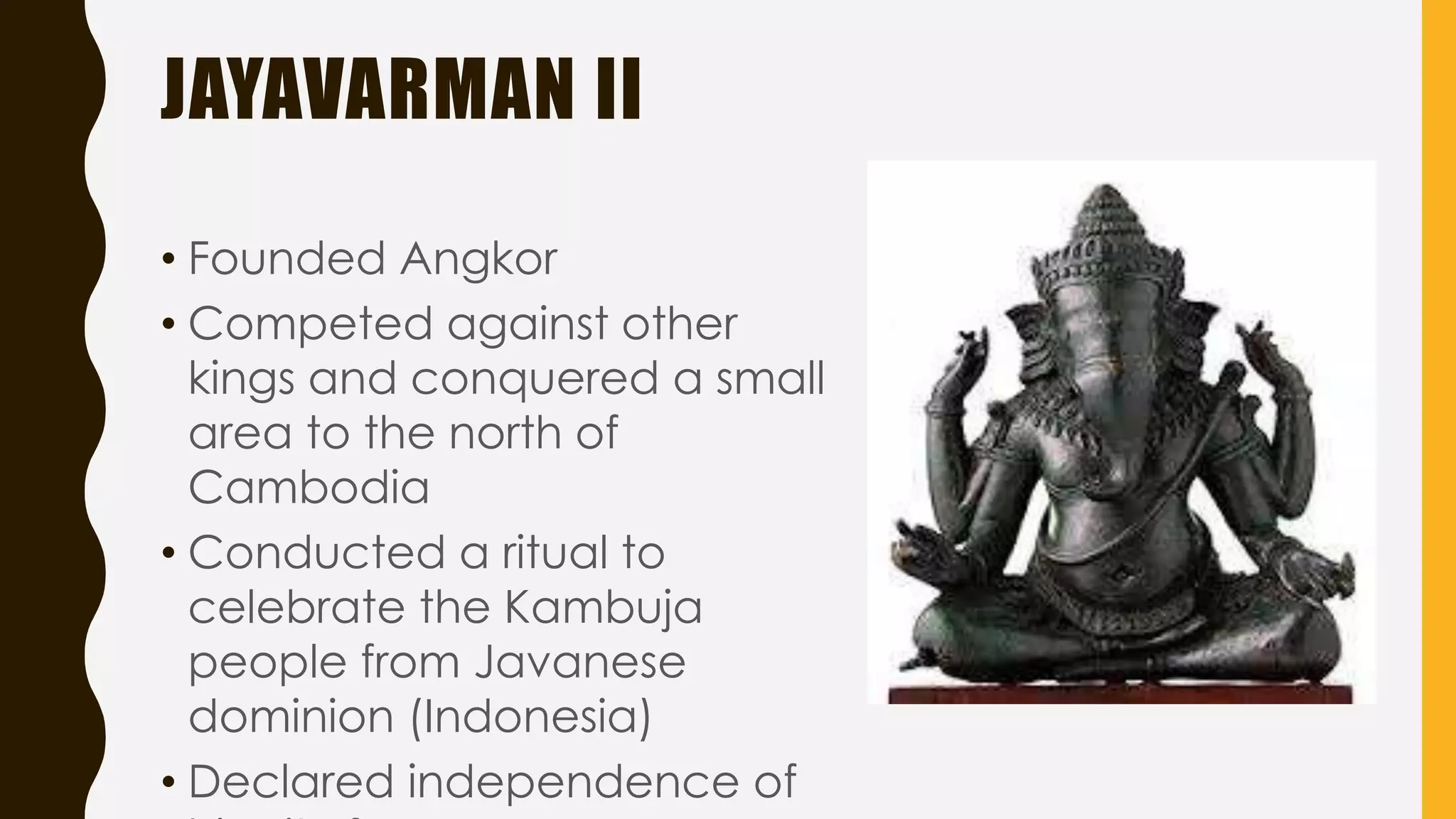 Khmer Empire: Angkor II | PPTX