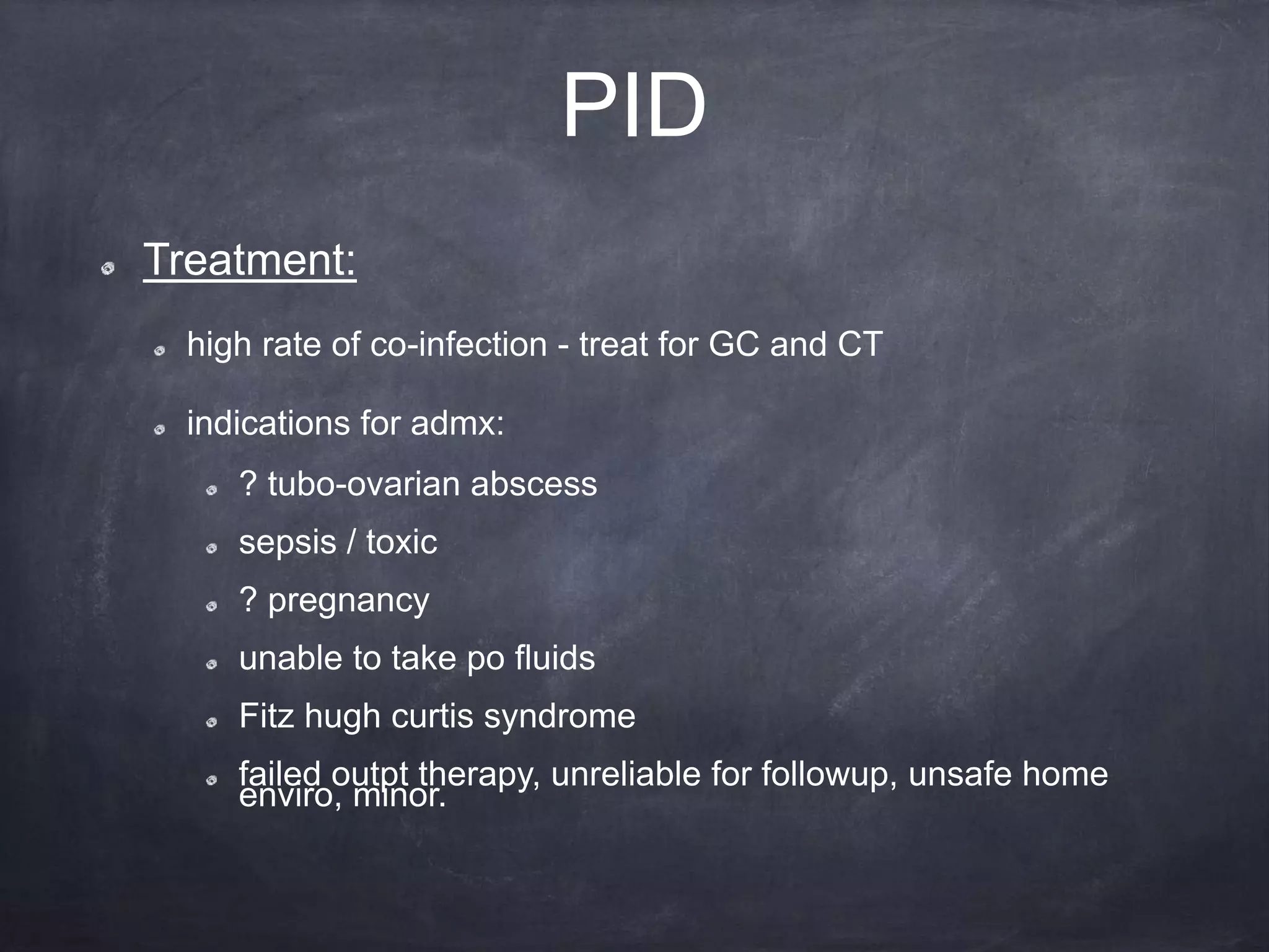 KHMH Obs gyn infections PID ulcers STDs vaginitis.ppt | Sexual ...