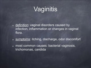 KHMH Obs gyn infections PID ulcers STDs vaginitis.ppt | Sexual ...