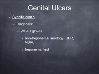 KHMH Obs gyn infections PID ulcers STDs vaginitis.ppt