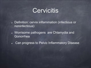 KHMH Obs gyn infections PID ulcers STDs vaginitis.ppt