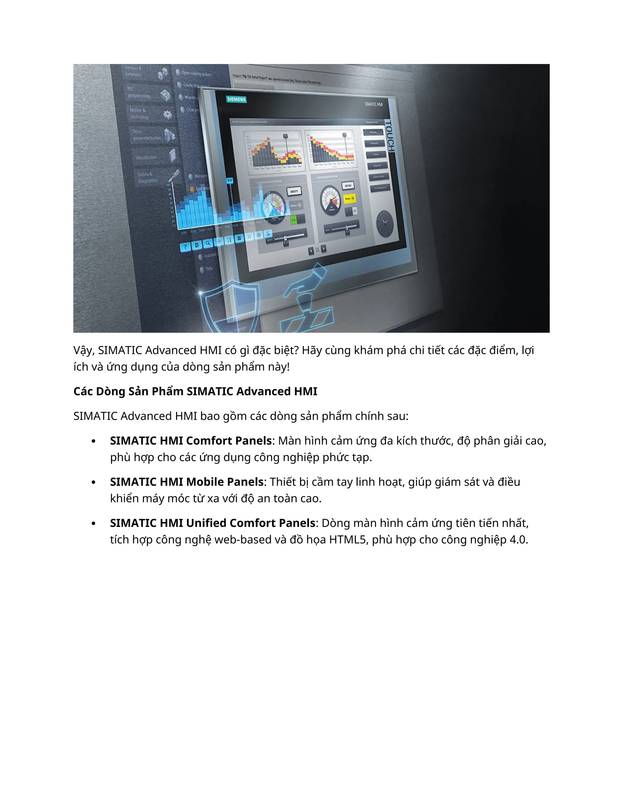 Khám Phá Dòng SIMATIC Advanced HMI Của SIEMENS | DOCX