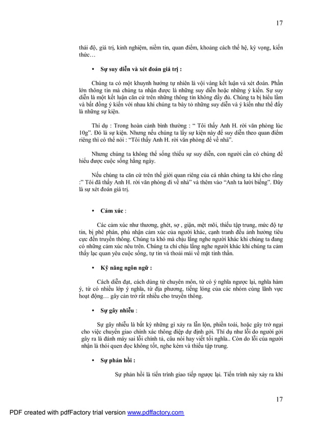 Khoa học giao tiep | PPT